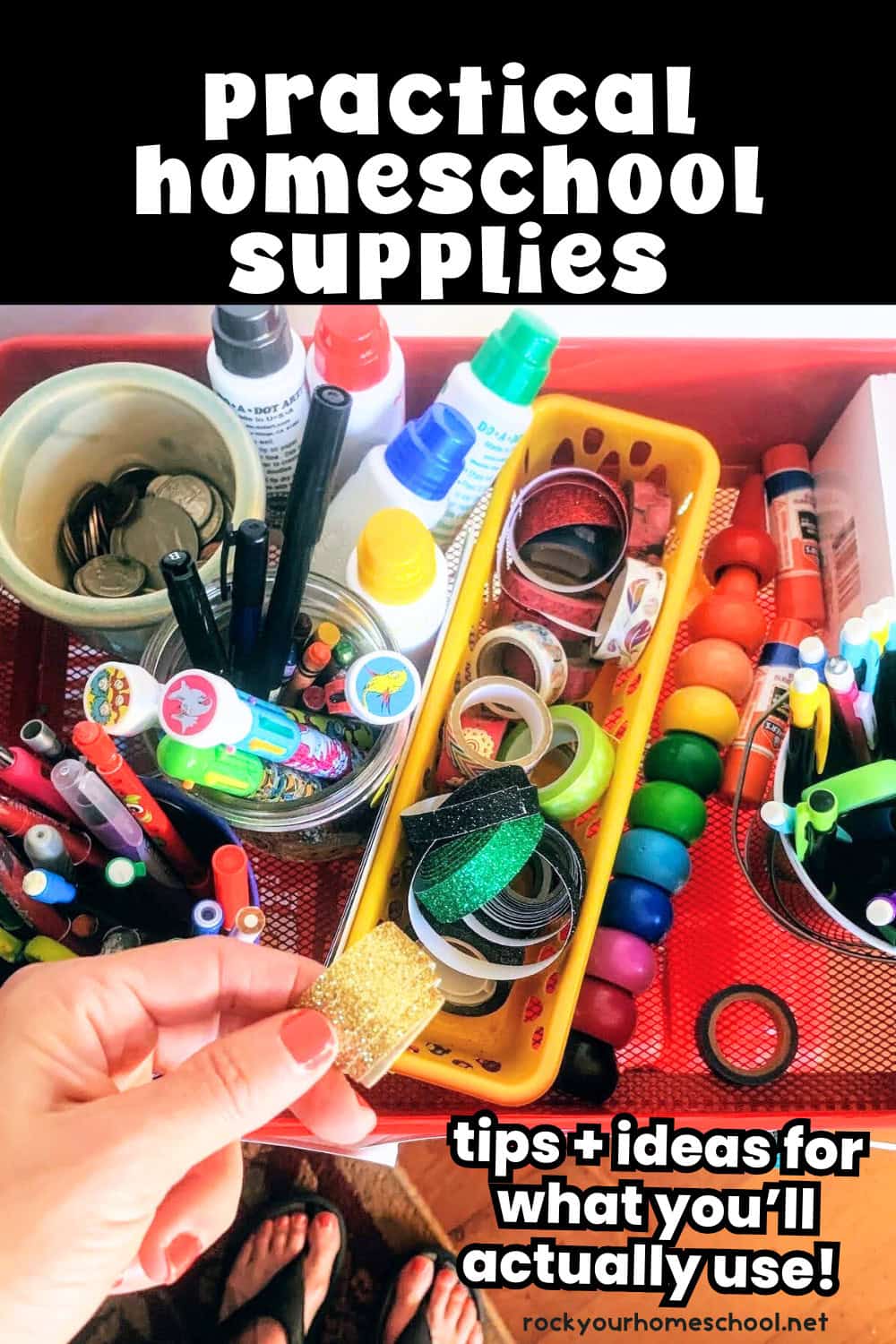 11 Practical Homeschool Supplies That You'll Be So Glad You Have - Rock ...