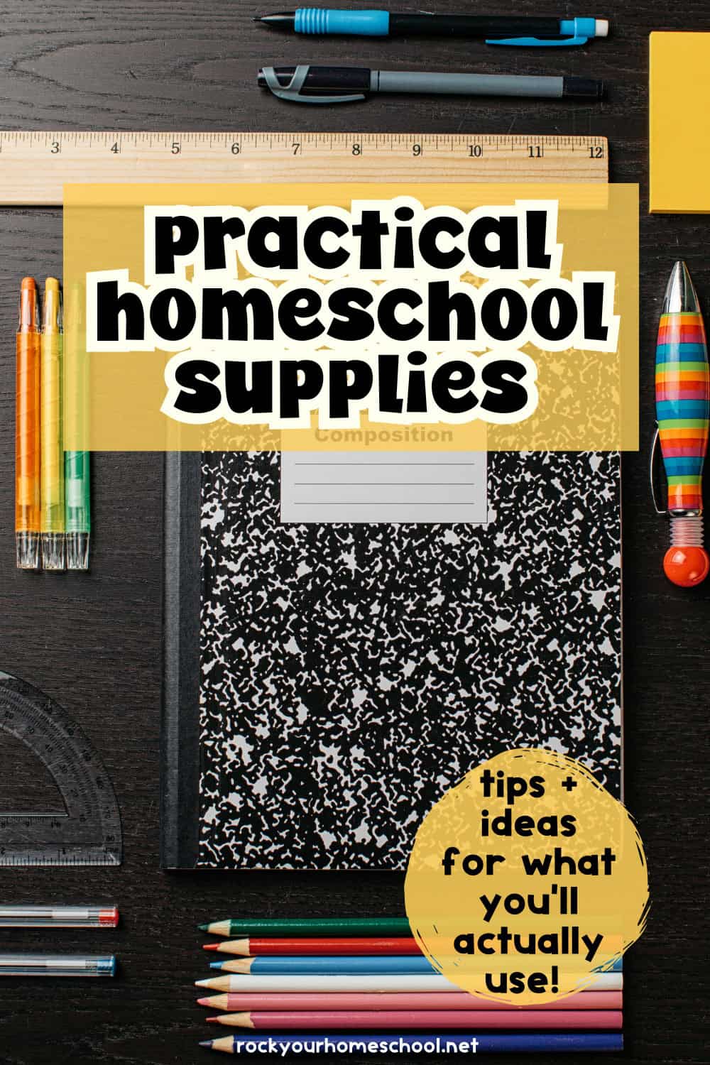 11 Practical Homeschool Supplies That You'll Be So Glad You Have - Rock ...