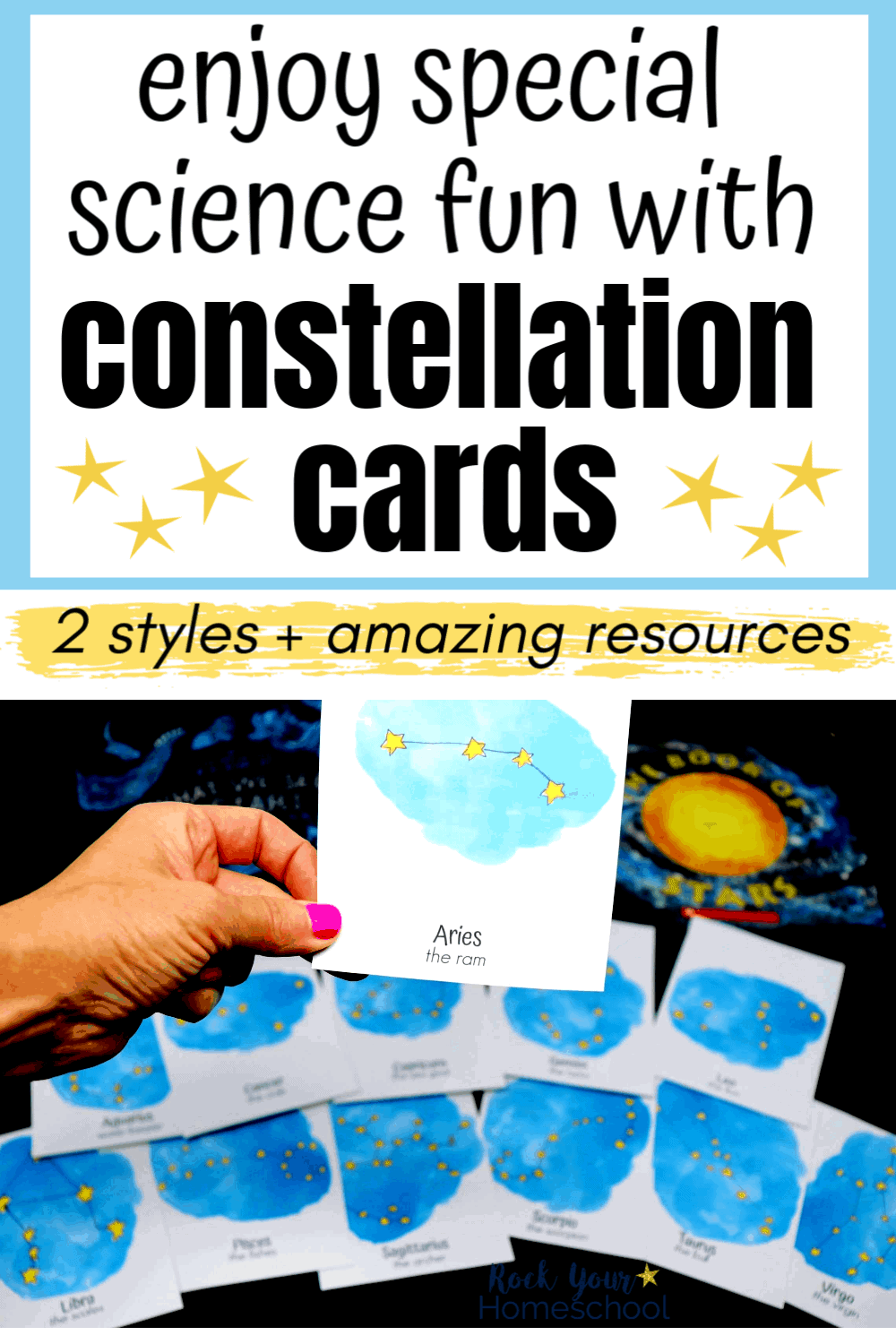 Enjoy Special Science Fun with Free Constellation Cards - Rock Your ...