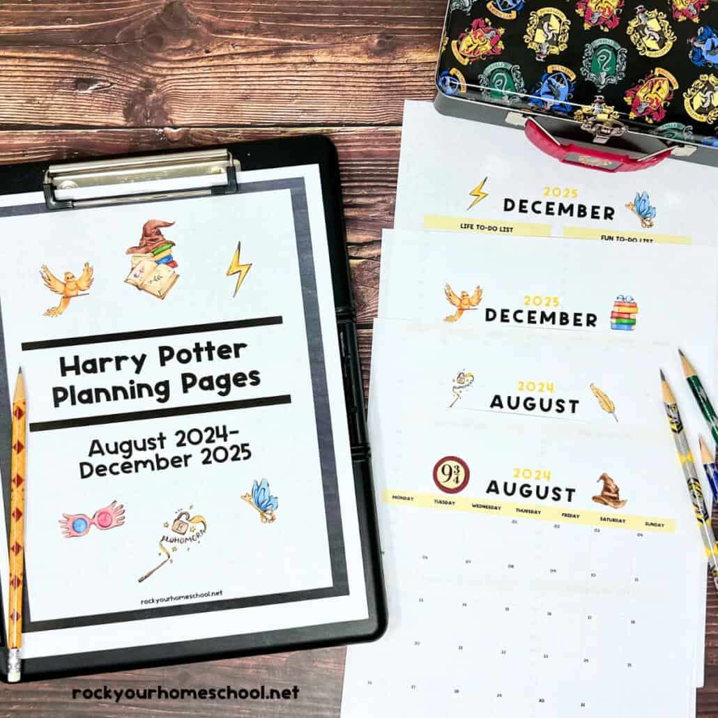 Free Harry Potter Planner Pages to Make 2024-2025 Magical - Rock Your ...