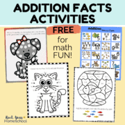 Addition Facts Activities with Pets - Rock Your Homeschool