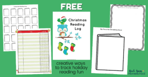 Free Christmas Reading Log Pack for Special Holiday Fun- Rock Your ...