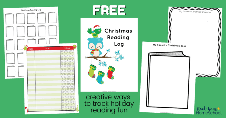 Free Christmas Reading Log Pack for Special Holiday Fun- Rock Your ...
