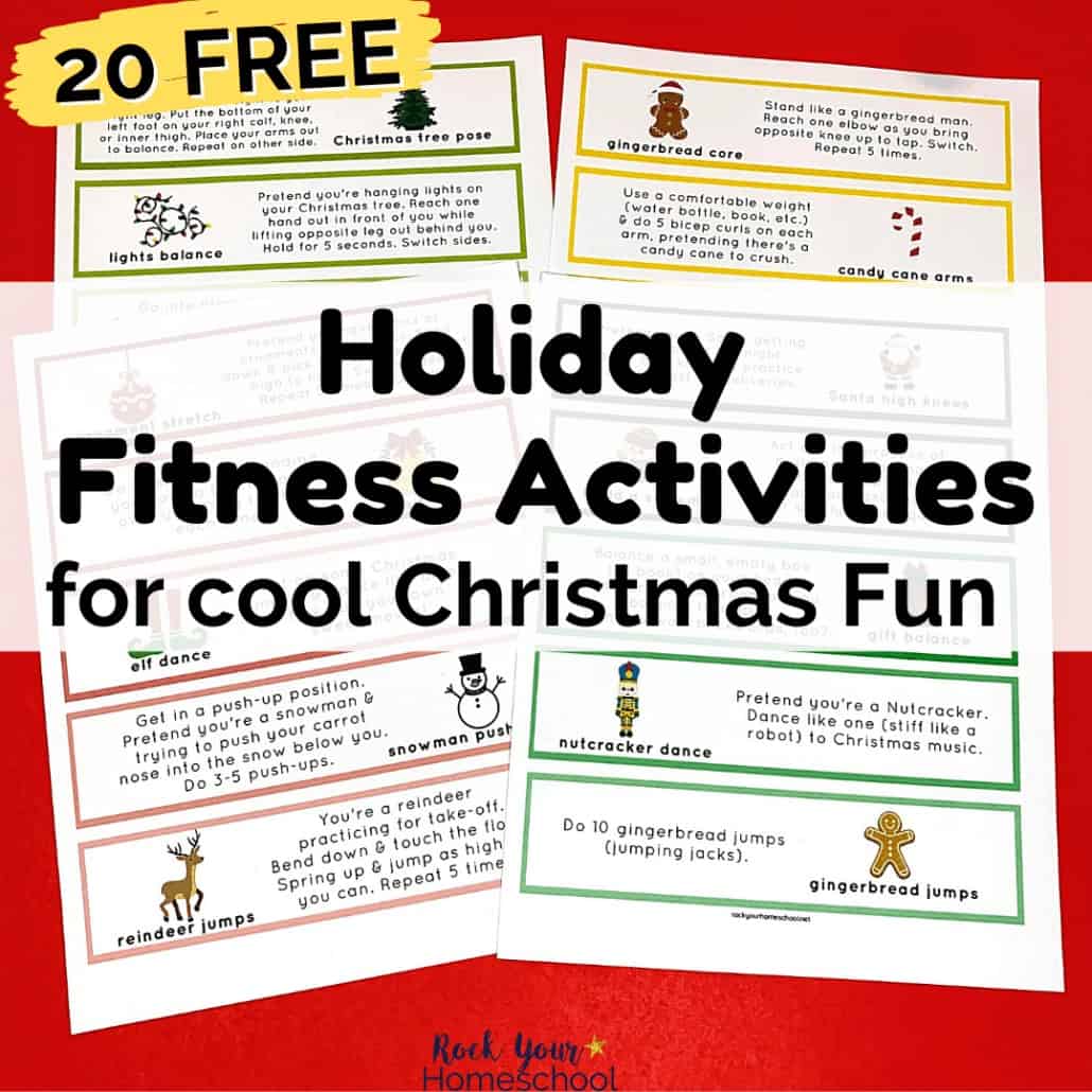 Free Holiday Fitness Activities for Kids for Cool Christmas Fun - Rock ...