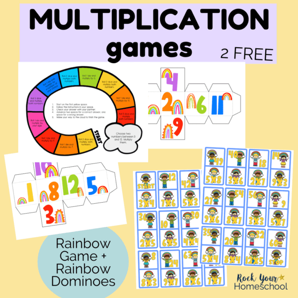 2 Free Multiplication Games for Awesome Math Fun - Rock Your Homeschool