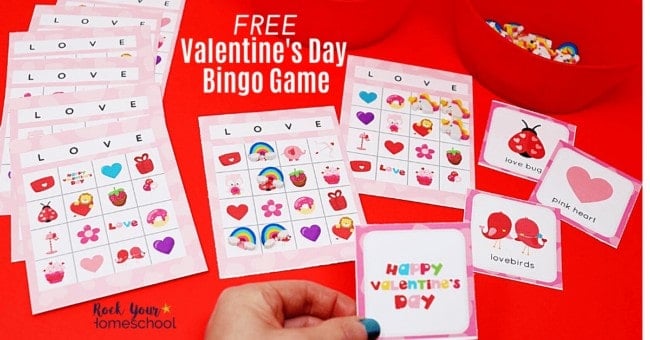 Valentine's Day Bingo Game for Special Holiday Fun (Free) - Rock Your ...