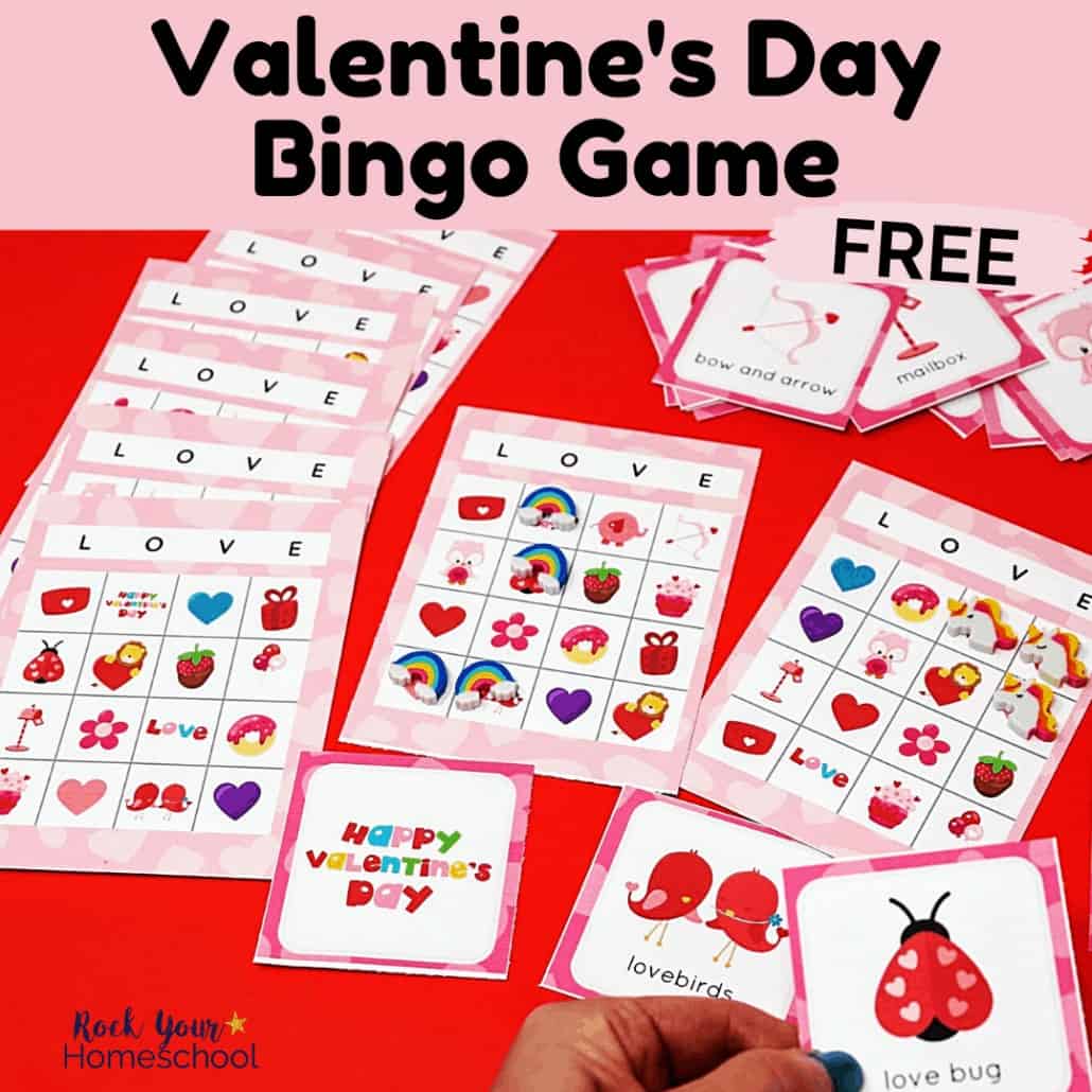 Valentine's Day Bingo Game - Rock Your Homeschool
