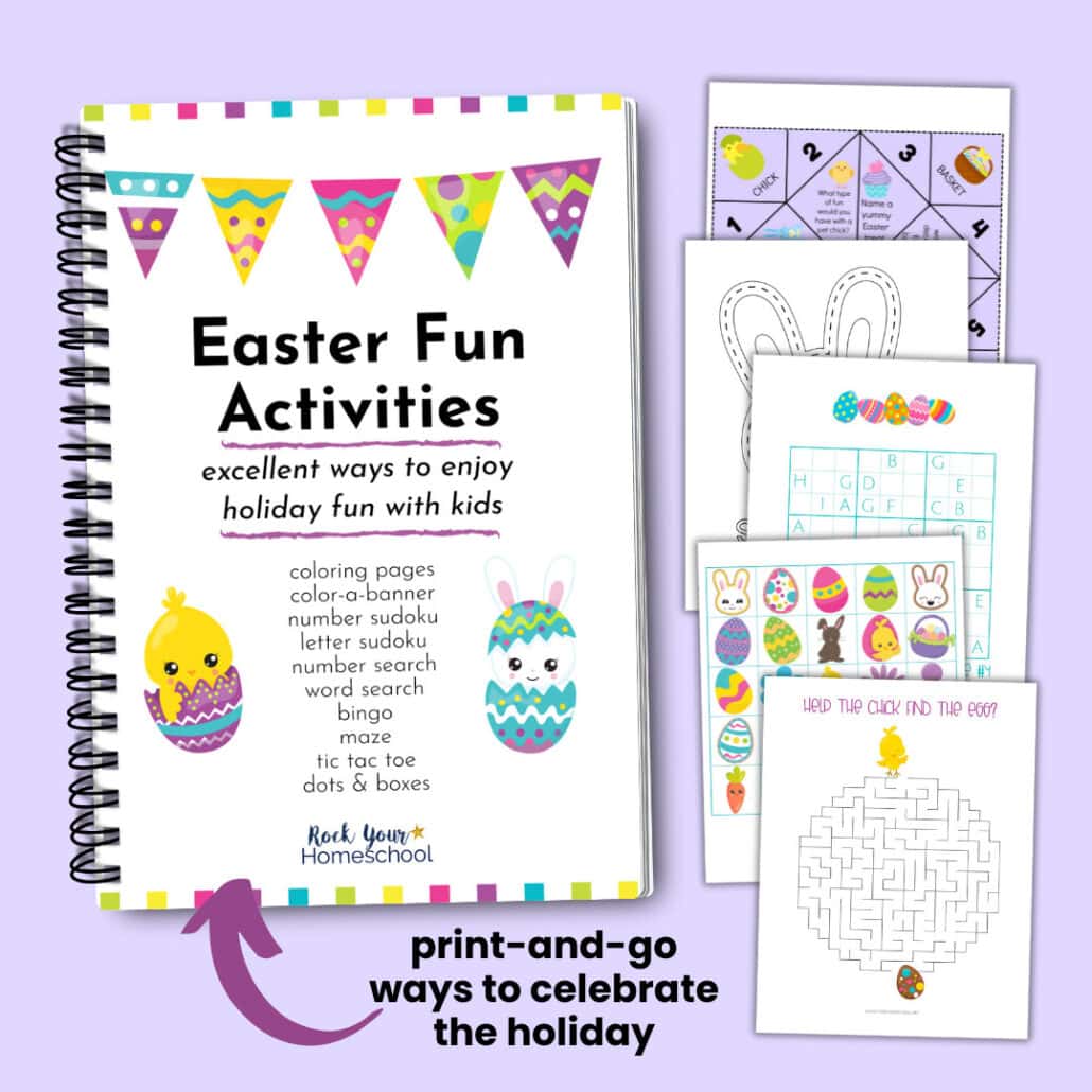 Easter Activities for Kids Pack | 39 Printable Games & Puzzles - Rock ...