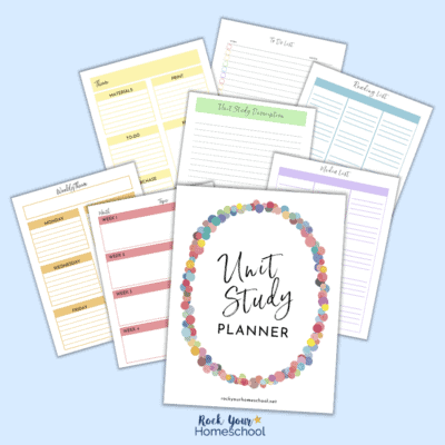 Free Homeschool Unit Study Planner - Rock Your Homeschool