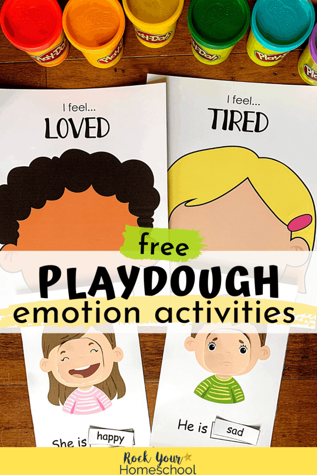 Emotion Playdough Mats for Learning Fun for Kids (10 Free)