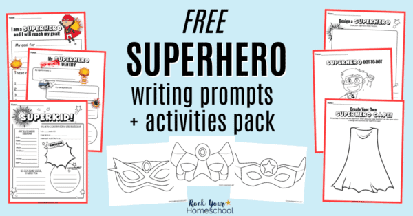 Free Superhero Writing Prompts and More to Boost Creativity - Rock Your ...