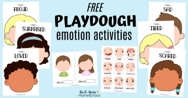 Playdough Emotions Activities: How To Enjoy For Learning (Free) - Rock ...
