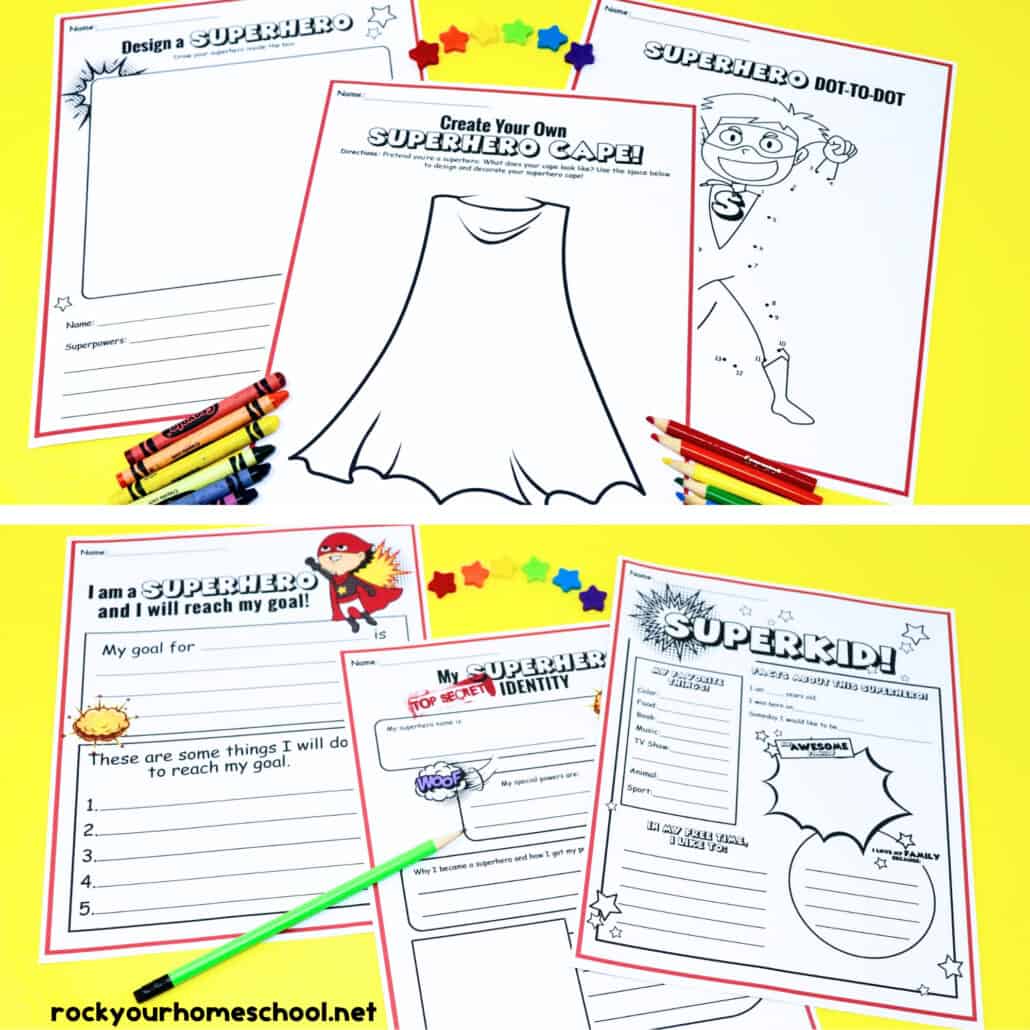 Free Superhero Writing Prompts and More to Boost Creativity - Rock Your ...