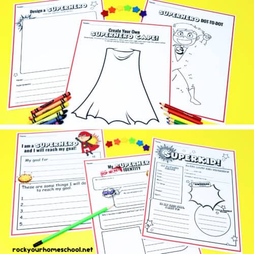 Free Superhero Writing Prompts and More to Boost Creativity - Rock Your ...