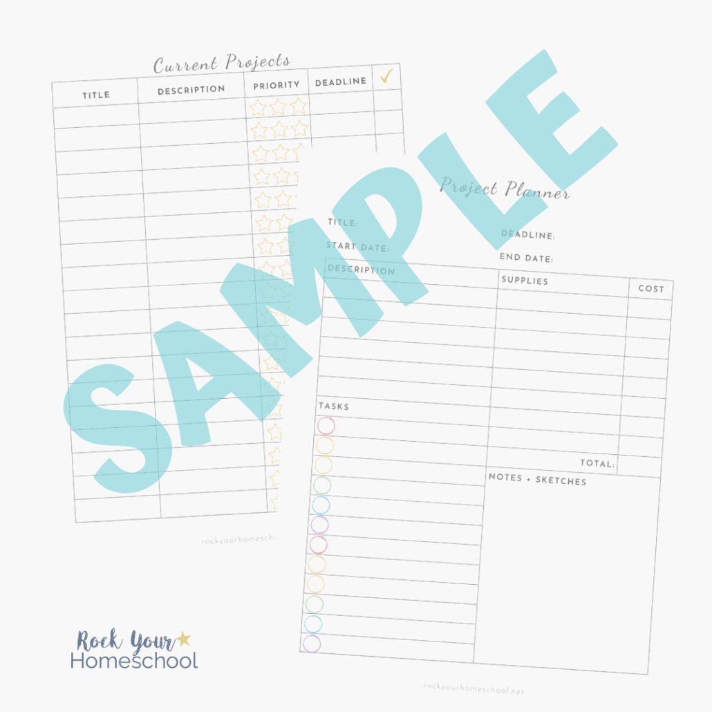 Positively Homeschool Planner - Rock Your Homeschool