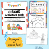 Free Circus Activities Pack of Fun Coloring Pages and More - Rock Your ...