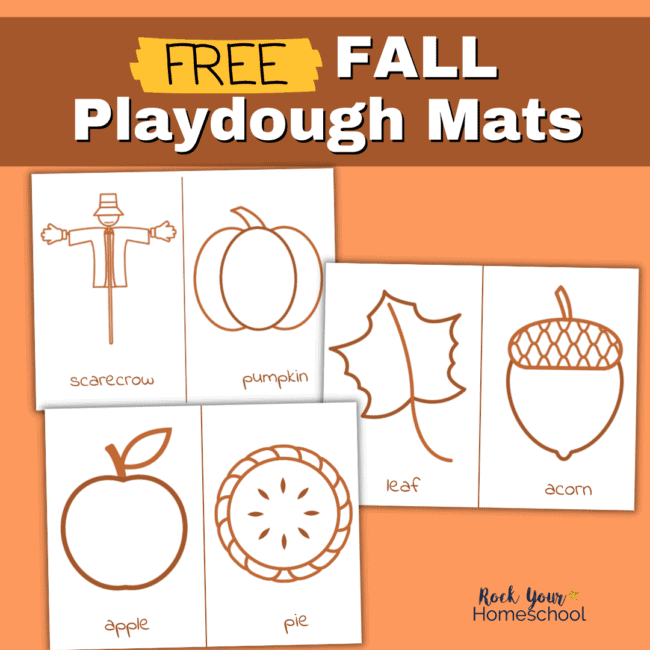 6 Free Fall Playdough Mats for Learning Fun