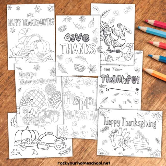 Thanksgiving Coloring Pages for Holiday Fun for Tweens & Teens - Rock ...