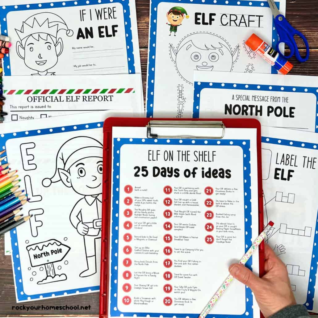 Elf Activities for Kids to Have Holiday Fun (7 Free) - Rock Your Homeschool