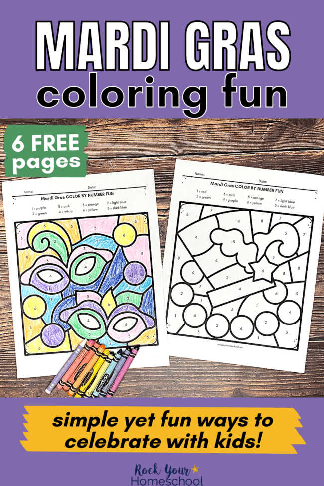 Mardi Gras Coloring Pages for Kids (Fun & Free Printable Activities)