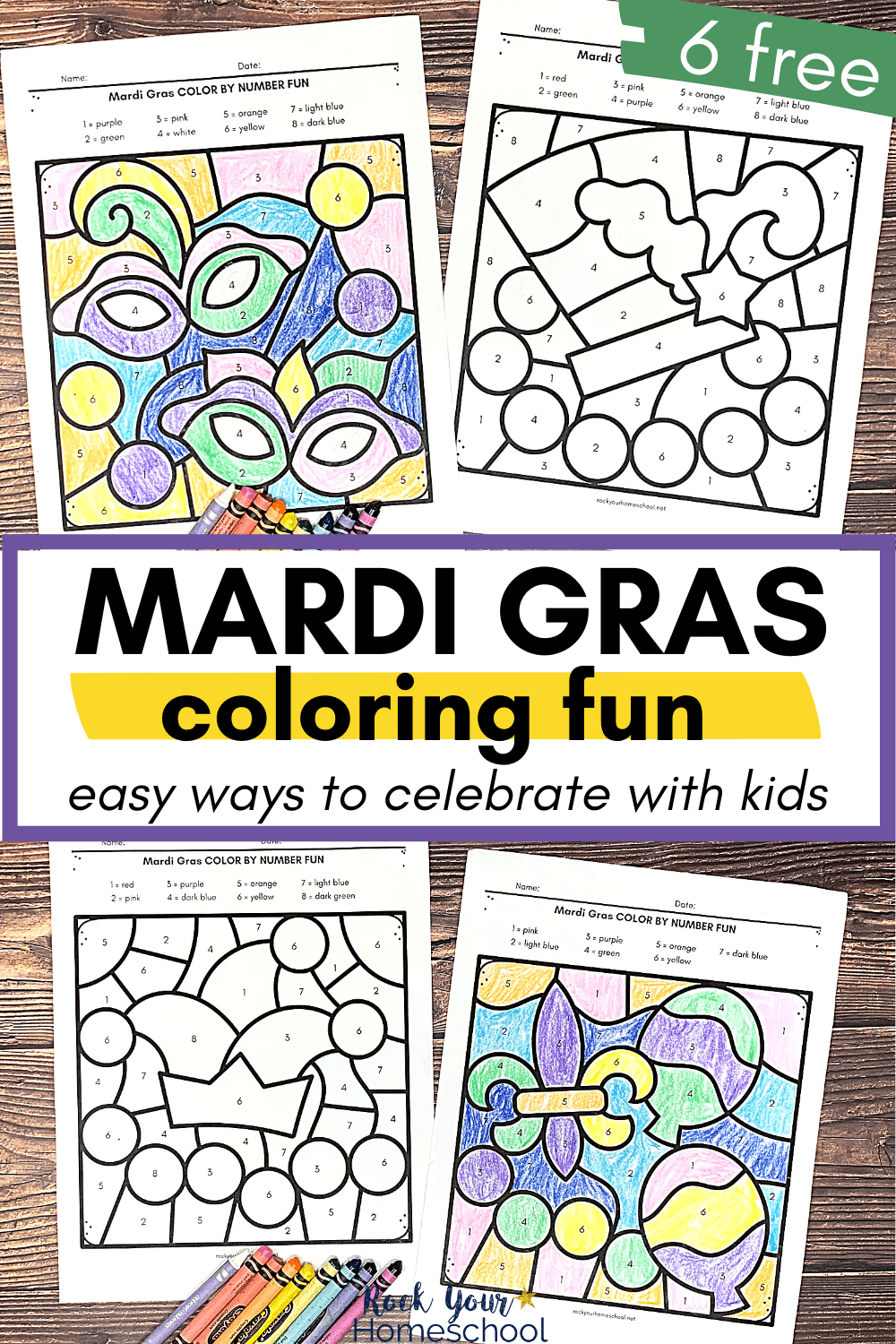 Mardi Gras Coloring Pages for Kids (Fun & Free Printable Activities)