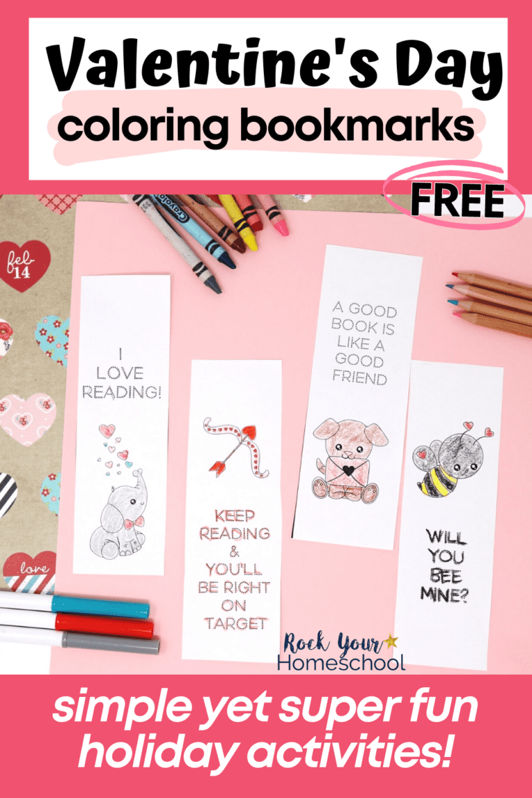 Valentine's Day Bookmarks for Reading Fun (Free)