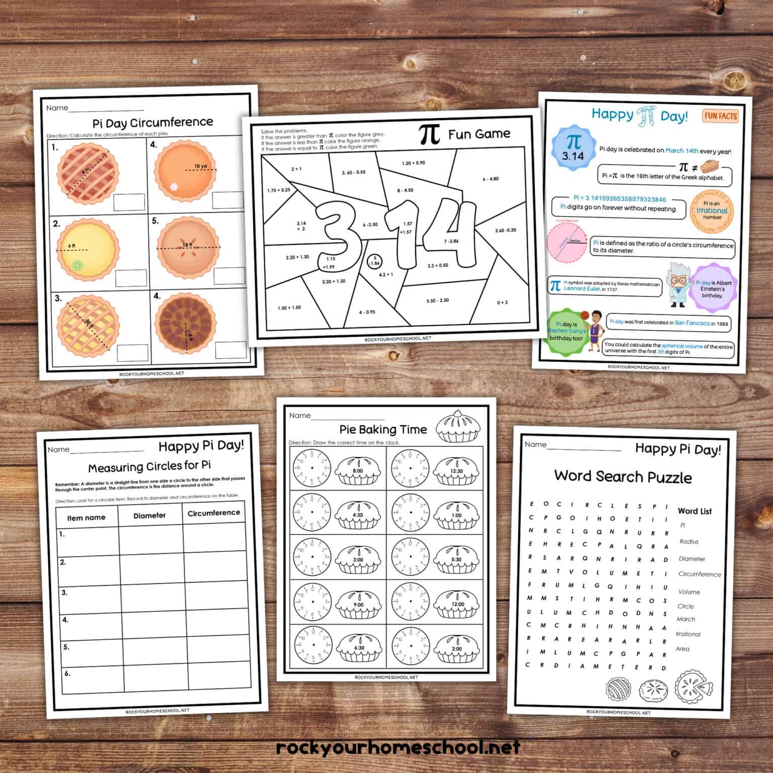 Pi Day Activities for Awesome Math Fun (7 Free Printables) - Rock Your ...