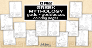 Greek Mythology Coloring Pages with Fun Facts for Kids (12 Free) - Rock ...