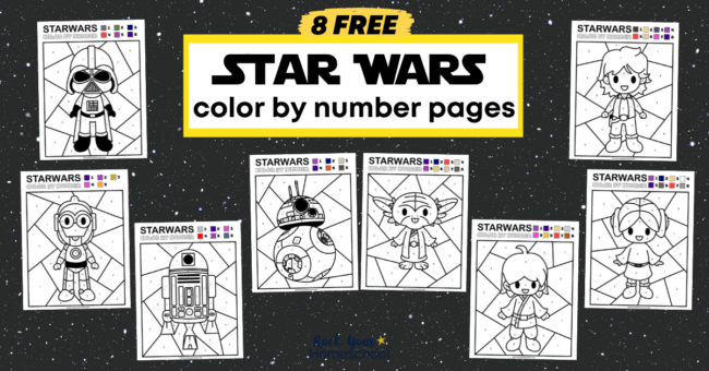 Star Wars Color by Number for Out of this World Fun (8 Free) - Rock ...