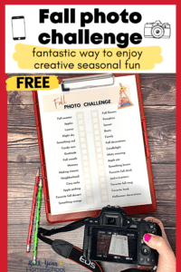 Fall Photo Challenge: Fun Activity for Your Kids (Free Printable)