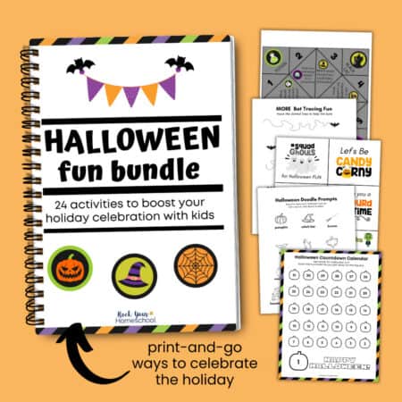 Halloween Fun Bundle | 24 Printable Activities for Kids - Rock Your ...