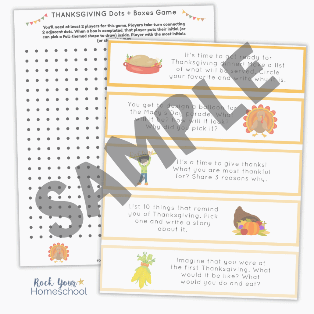Thanksgiving Fun Bundle - Rock Your Homeschool