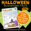Halloween Scavenger Hunt - Rock Your Homeschool