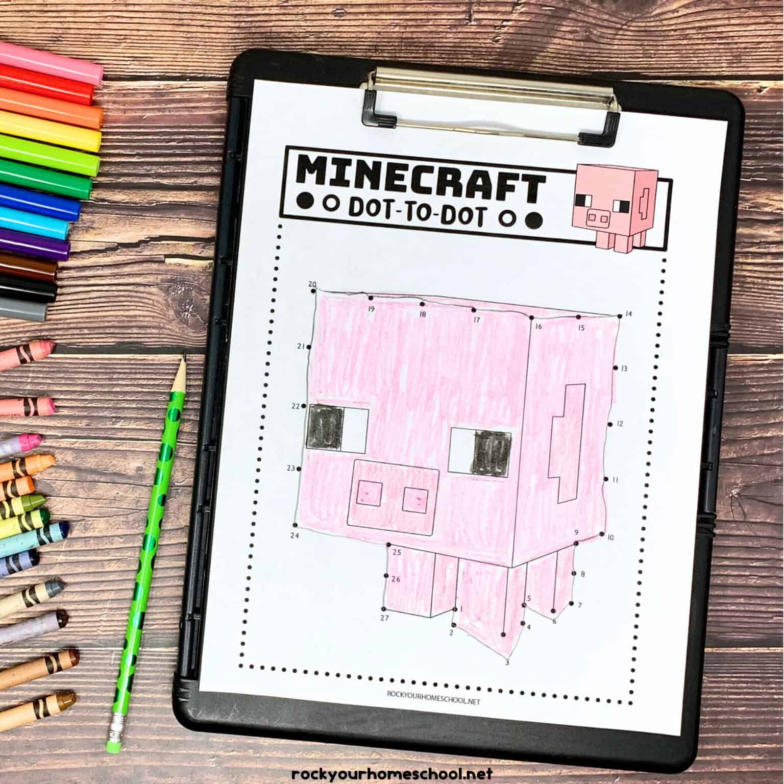 7 Free Minecraft Printables for Fun Activities with Kids - Rock Your ...