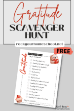 Gratitude Scavenger Hunt: Fun Way For Kids To Be Thankful (Free)