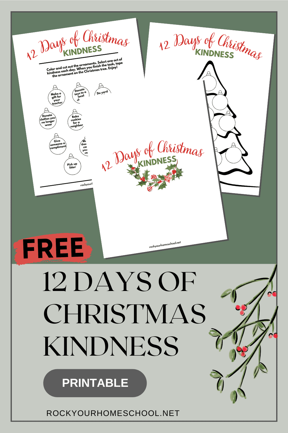 Christmas Random Acts of Kindness: Fund Ideas & Free Printable - Rock ...