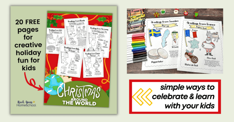 Christmas Around the World Coloring Pages (20 Free) - Rock Your Homeschool