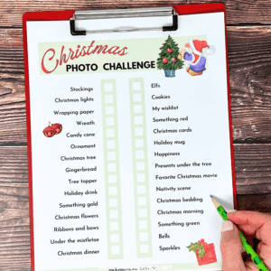 Christmas Photo Challenge for Fun Holiday Activity (Free) - Rock Your ...