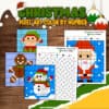 Christmas Pixel Art Activities for Creative Holiday Fun (7 Free) - Rock ...