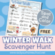 Winter Walk Scavenger Hunt - Rock Your Homeschool