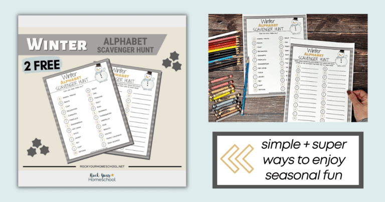 Winter Alphabet Scavenger Hunts for Seasonal Fun (2 Free) - Rock Your ...