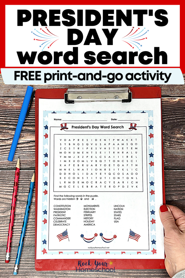 Presidents Day Word Search: Easy Way to Boost Learning (Free)