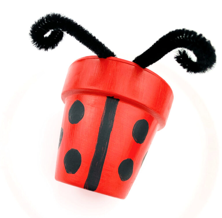 Ladybug Craft for Kids: How to Make with Clay Pot - Rock Your Homeschool