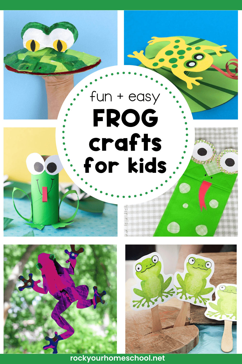 15 Fun and Easy Frog Crafts for Kids to Make and Enjoy- Rock Your ...