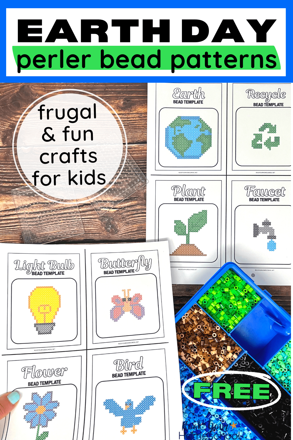 Earth Day Perler Beads: How to Make These Crafts (Free Patterns)