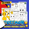 Pokemon Crafts for Kids (20 Free) - Rock Your Homeschool