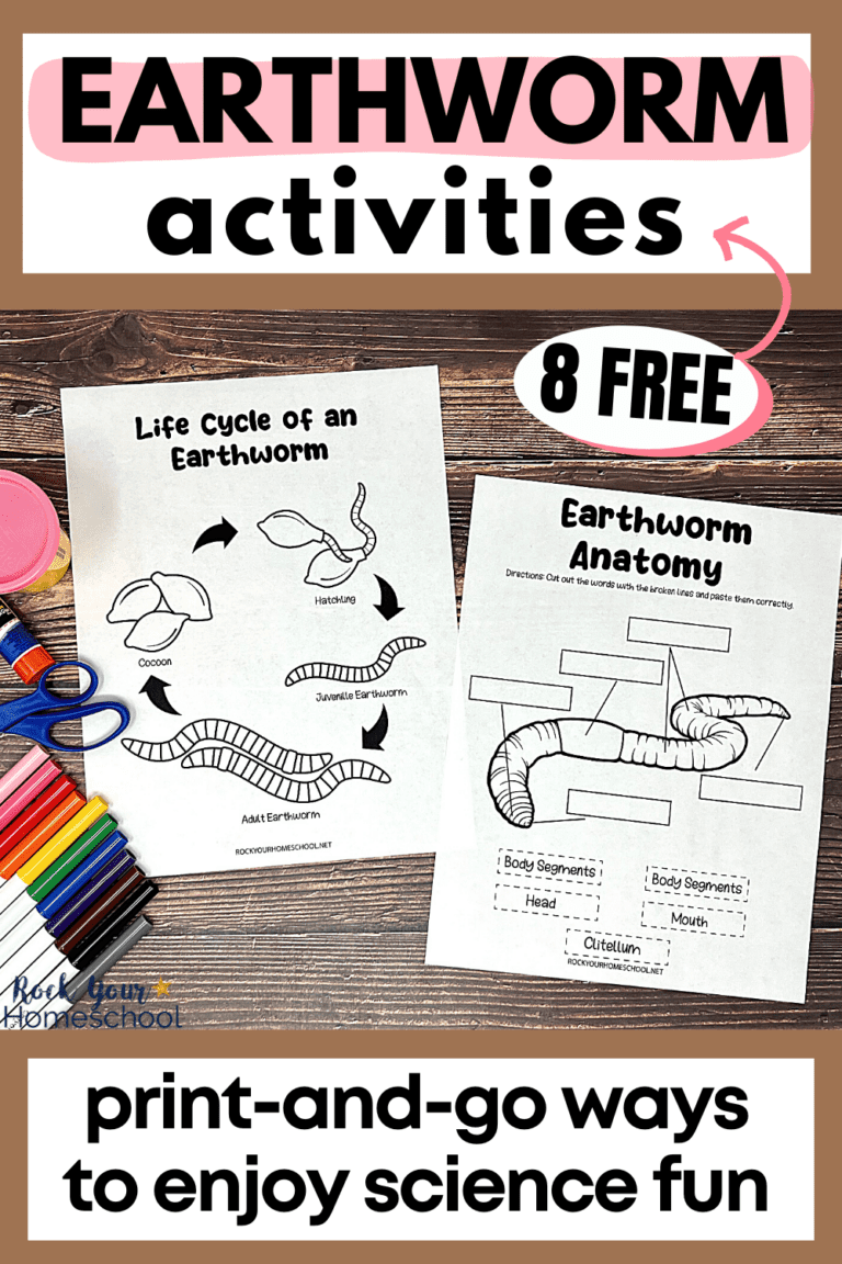 Earthworm Activities for Science Fun: Ideas and 8 Free Printables