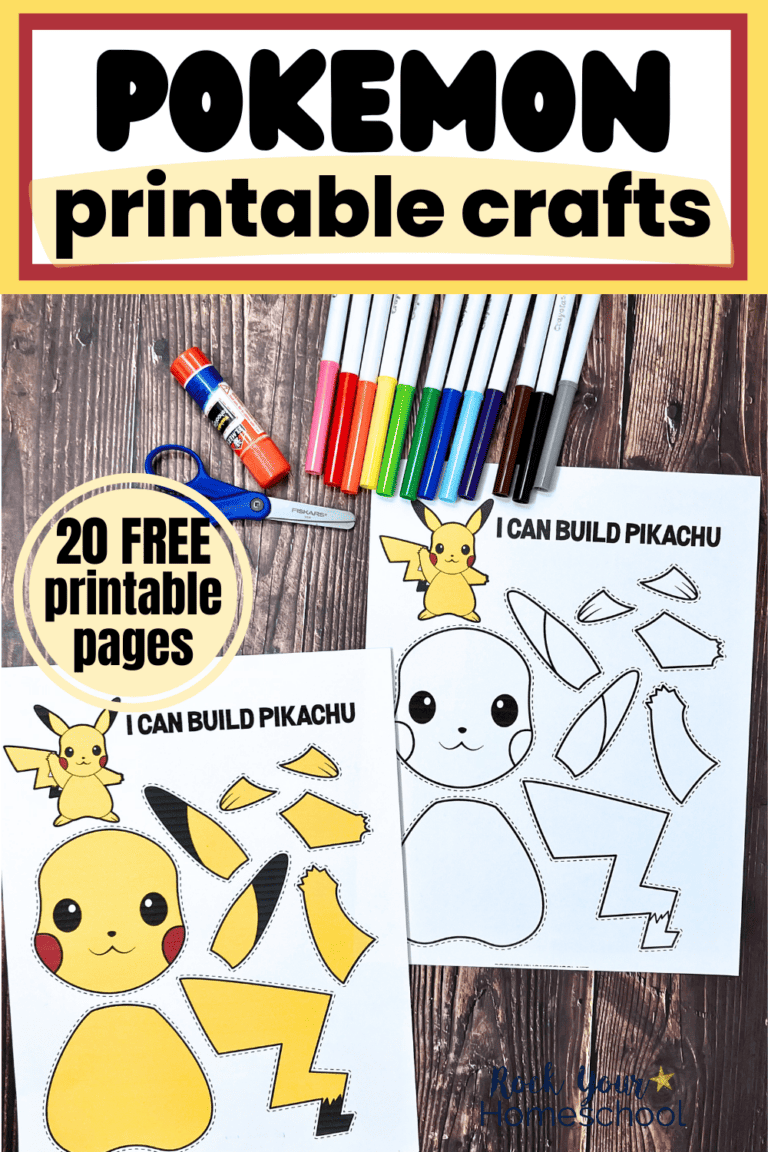 Pokemon Crafts for Kids (20 Free) - Rock Your Homeschool