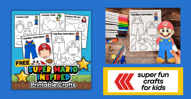 Super Mario Crafts for Kids: How to Make and Enjoy (20 Free)- Rock Your ...