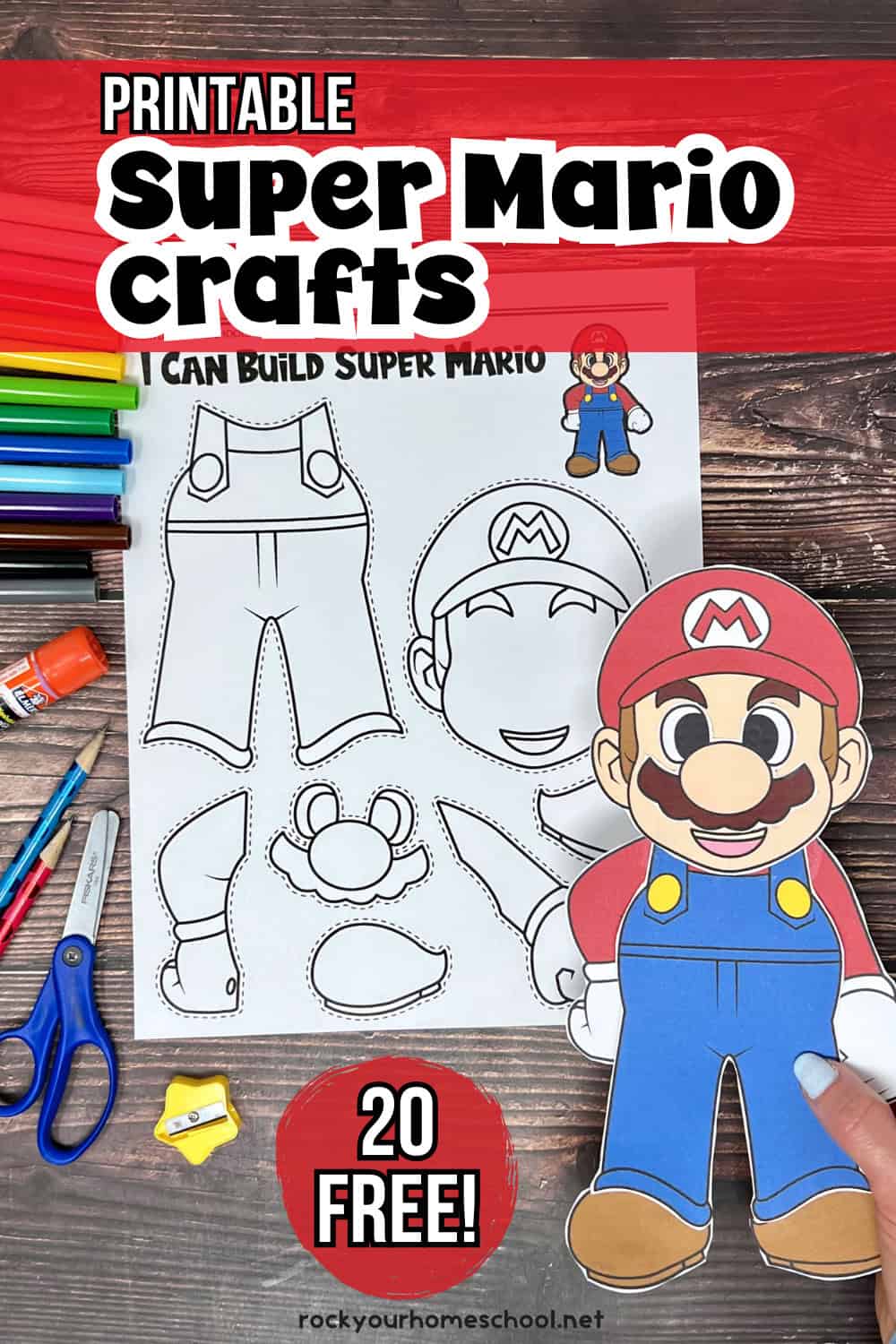 Super Mario Crafts for Kids: How to Make and Enjoy (20 Free)- Rock Your ...